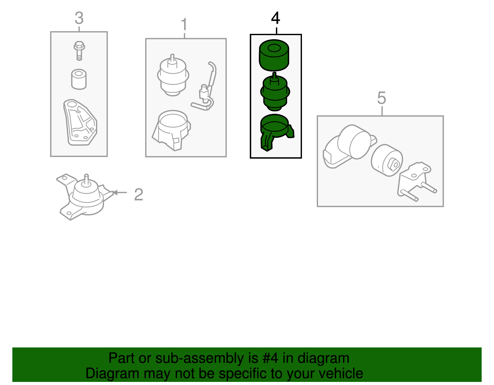 2007-2012 Hyundai Rear Mount 21930-2B500 | OEM Parts Online