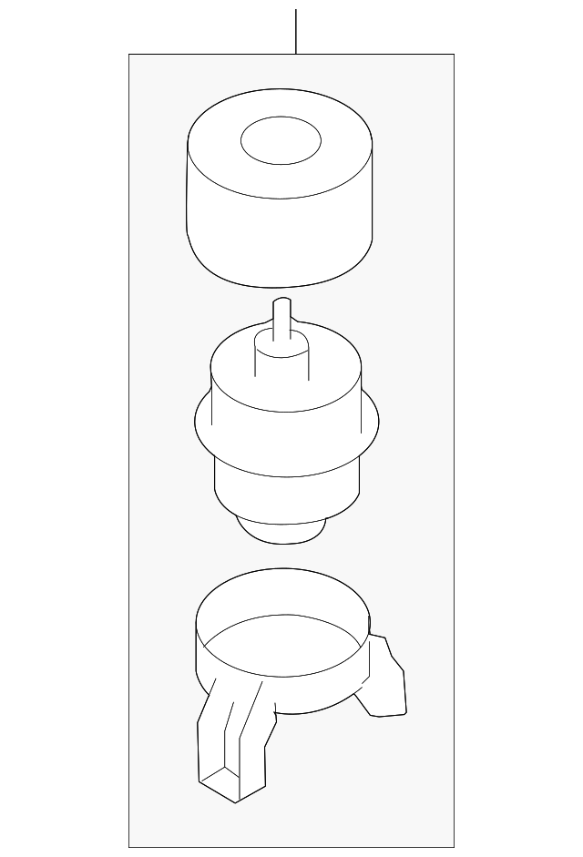 2007-2012 Hyundai Rear Mount 21930-2B500 | OEM Parts Online