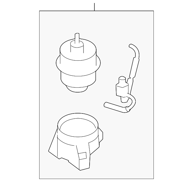 Genuine Front Mount for 2007-2012 Hyundai | Part# 21910-2B500 | Hyundai ...