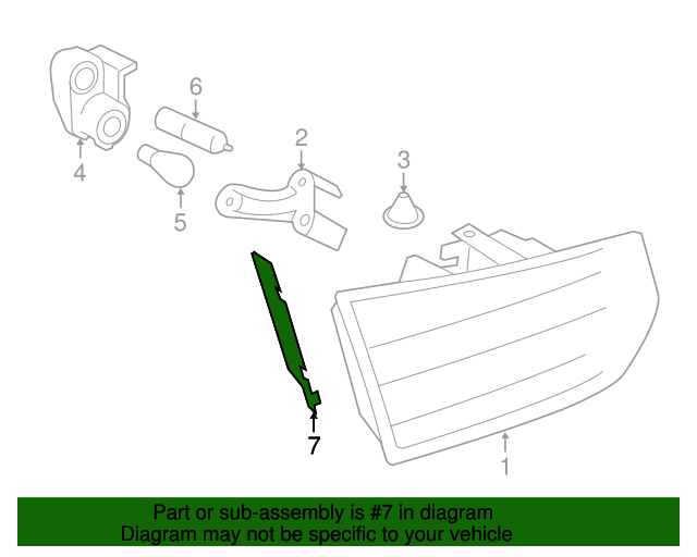 2012-2015 BMW Trim, drip rail, right 63-21-7-313-058 | AutoNationParts.com