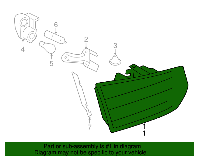 Genuine BMW 63-21-7-372-794 | Rear Light In Trunk Lid - Right | FREE ...
