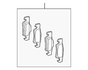 Disk Brake Pad - Starpart 000-420-96-04-90 | MB Parts Center