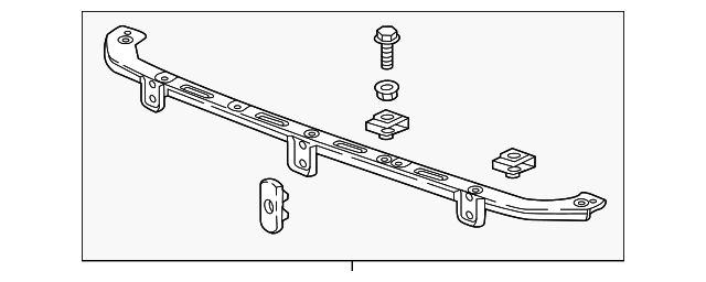 2020-2022 GMC Acadia Front Bumper Fascia Center Support 84255085 ...