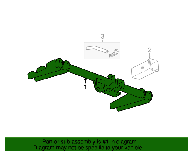 2011-2014 GM Trailer Hitch 22879974 GM | GMPartsDirect.com
