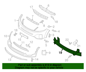 2014-2015 Kia Sorento OEM NEW 2014-2015 Kia Sorento Rail Assembly Front ...