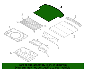 2021-2022 Genesis GV80 Mat Assembly Luggage Covering 85710-T6000 ...