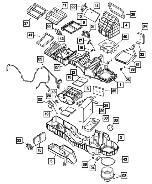 Air Conditioner and Heater Units for 2006 Dodge Ram 3500 | Mopar eStore