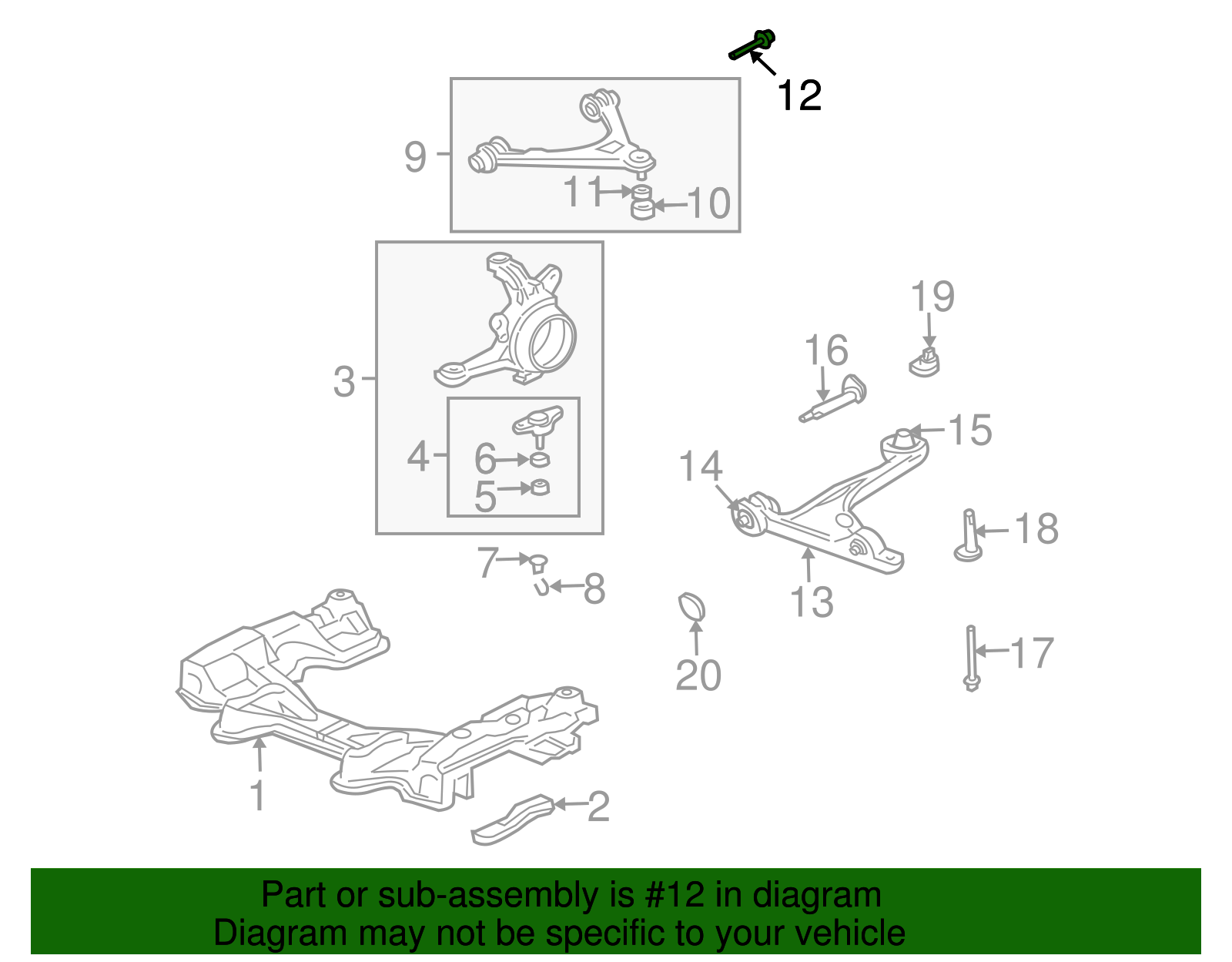 2000-2009 Honda S2000 2000-2009 Honda S2000 - Bolt A Arm (Lower) 90170 ...