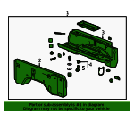 2019-2022 GM Service Component For Tool Box W\\/Codeable Key 84705345 ...