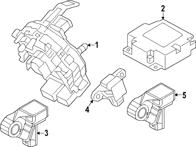 95920-DO000 - Ft Impact Sensor 2024 Kia EV9 | Kia.Parts Store