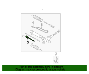 19179724 - Steering Linkage Inner Tie Rod Kit 2006-2012 GM | GMPartsNow