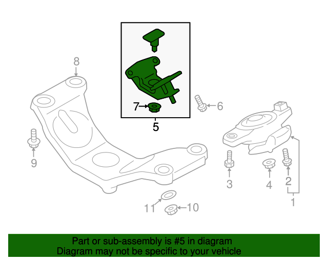 2013-2024 Toyota Mount SU003-01005 | Toyota Parts Center