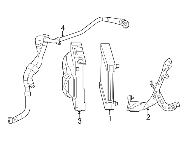 099-500-64-03 - Radiator 2014-2020 Mercedes-Benz | Mercedes-Benz USA Parts