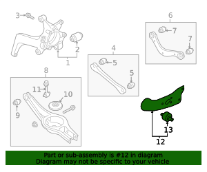 55280-J9500 - Trailing Arm 2018-2023 Hyundai | AutoNationParts.com