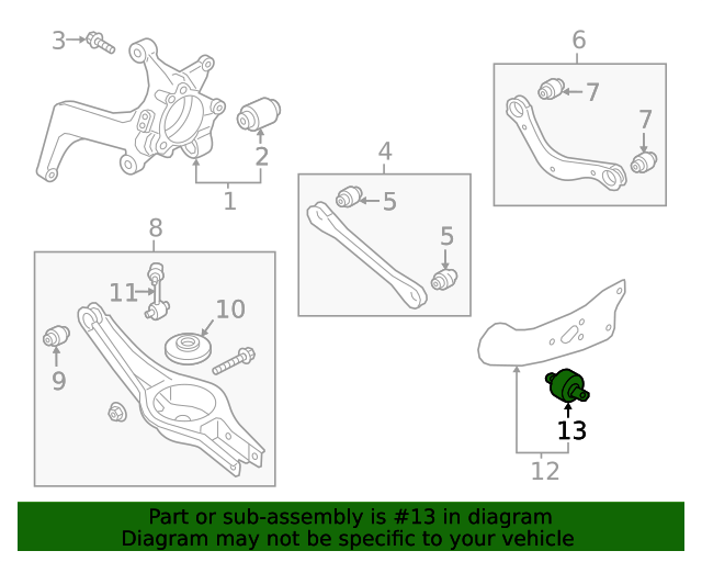 2017-2023 Hyundai Bushing 55290-G2000 | QuirkParts