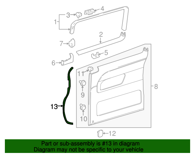 447737380064 - Water Deflector 2016-2019 Mercedes-Benz Metris ...