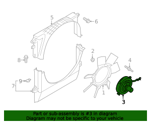 2019-2020 Ford Ranger Fan Clutch KB3Z-8A616-B | QuirkParts
