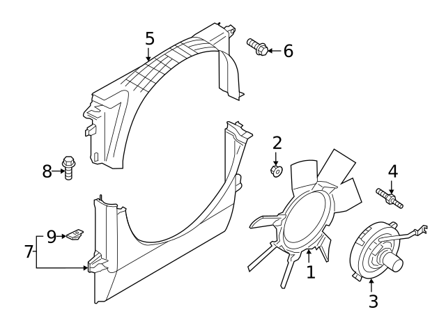 KB3Z8A616B - Fan Clutch Ford 2019-2023 Ford Ranger | Parts for Sale Online