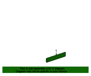 2003-2007 GM OEM NEW 2003-07 GM 2003-2007 Chrome Body Side Molding ...