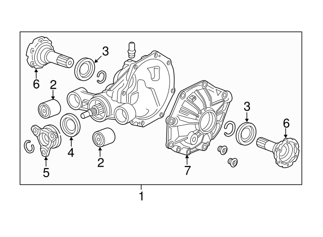 2016-2021 GM Differential Carrier 84371223 | TascaParts.com