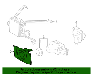 2019-2020 Toyota Mirai Park Sensor Retainer 89348-62140-C1 | Toyota ...