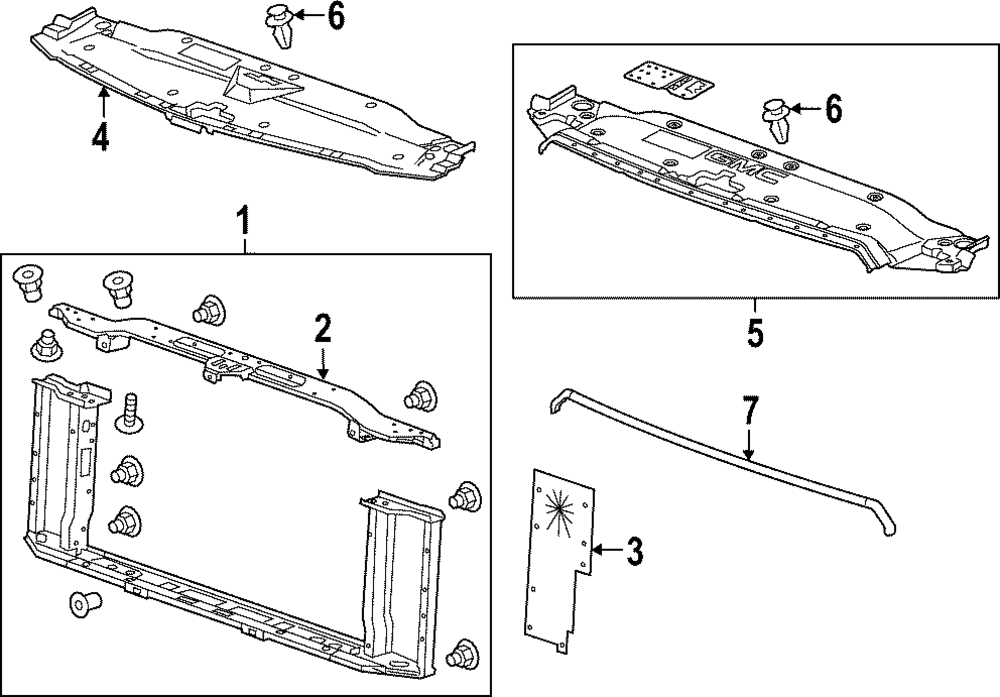 2014-2015 Chevrolet Silverado 1500 Engine Compartment Front Sight ...