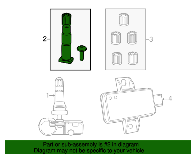 2009-2021 Fiat Hardware Kit 68058766AA | TascaParts.com