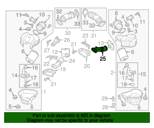 4H0-129-509-C - Intake Duct 2011-2016 Audi A8 Quattro | Audi OEM Parts