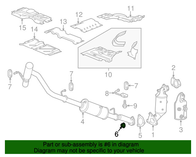 2016-2025 GM Multi-Purpose Nut 11546366 GM | GMPartsDirect.com