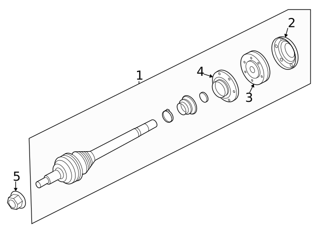 2020-2022 Porsche 911 Axle Assembly 992-501-201-F | Porsche Marin