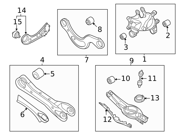 2022-2023 Hyundai Tucson Lateral Arm 55250-N9050 | QuirkParts