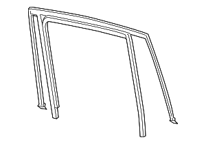 2020-2025 Volkswagen Atlas Cross Sport Run Weather-Strip 3CM-839-432 ...