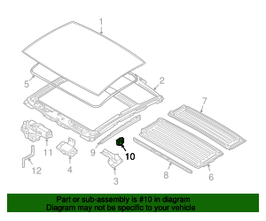54-10-7-136-677 - Retainer 2004-2010 BMW | Genuine BMW Parts