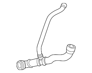 230-501-21-82 - Lower Hose 2003-2006 Mercedes-Benz SL 500 | Mercedes ...