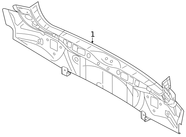 2020-2024 Subaru Outback Rear Body Panel 52419AN00A9P | Subaru Parts Store