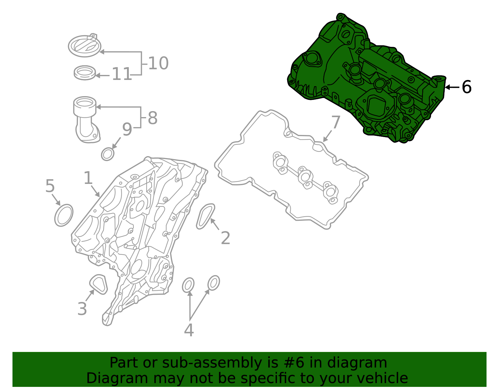 2024-2025 Genesis G70 Valve Cover 22410-3LTC1 | OEM Parts Online