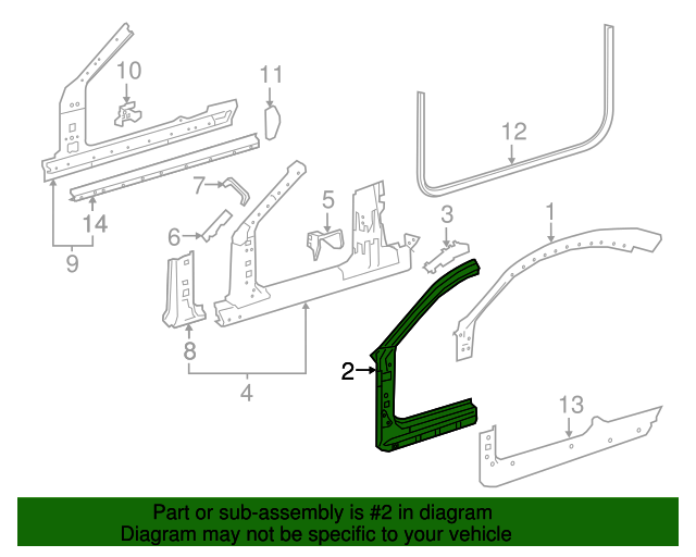217-630-70-00 - Hinge Pillar 2015-2021 Mercedes-Benz | Mercedes-Benz ...