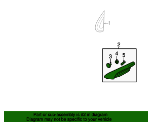 2018-2024 Buick Enclave Front Passenger Side Fender Ornamentation Vent ...