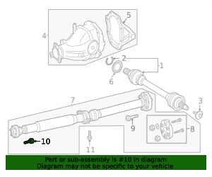 000-990-72-25 - Drive Shaft Bolt 2020-2021 Mercedes-Benz | Mercedes ...