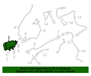 16137464301 - 2012-2021 BMW Vapor Canister (16-13-7-464-301) | BMW of ...