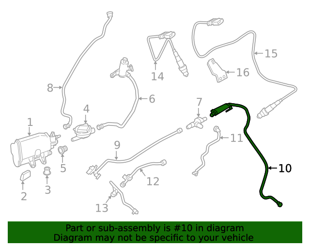 13908663476 - 2017-2021 BMW Breather Tube (13-90-8-663-476) | BMW of ...