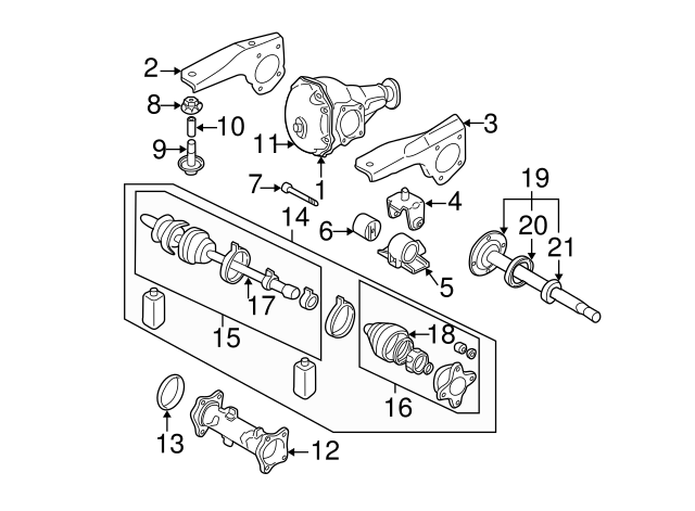 MB160948 - Drive Axle Shaft Oil Slinger 1985-2006 Mitsubishi ...