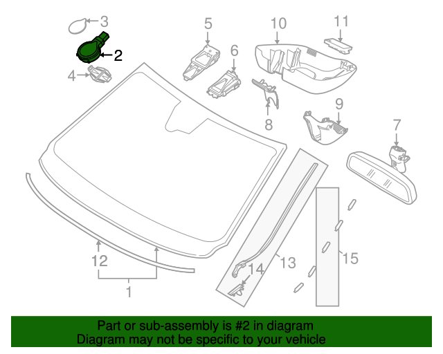 31314540 - Rain Sensor - 2010-2018 Volvo | Volvo OEM Parts Direct