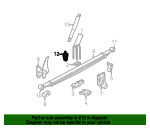 1999-2007 GM Rear Axle Bumper 15712438 GM | GMPartsDirect.com