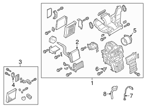 27150-8H300 - Resistor 2013-2021 Nissan NV200 | Nissan Parts ...