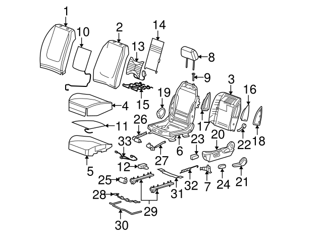 2015 chevy malibu seat parts store