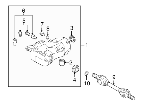 Axle & Differential for 2015 Volvo XC60 | Volvo Parts Counter