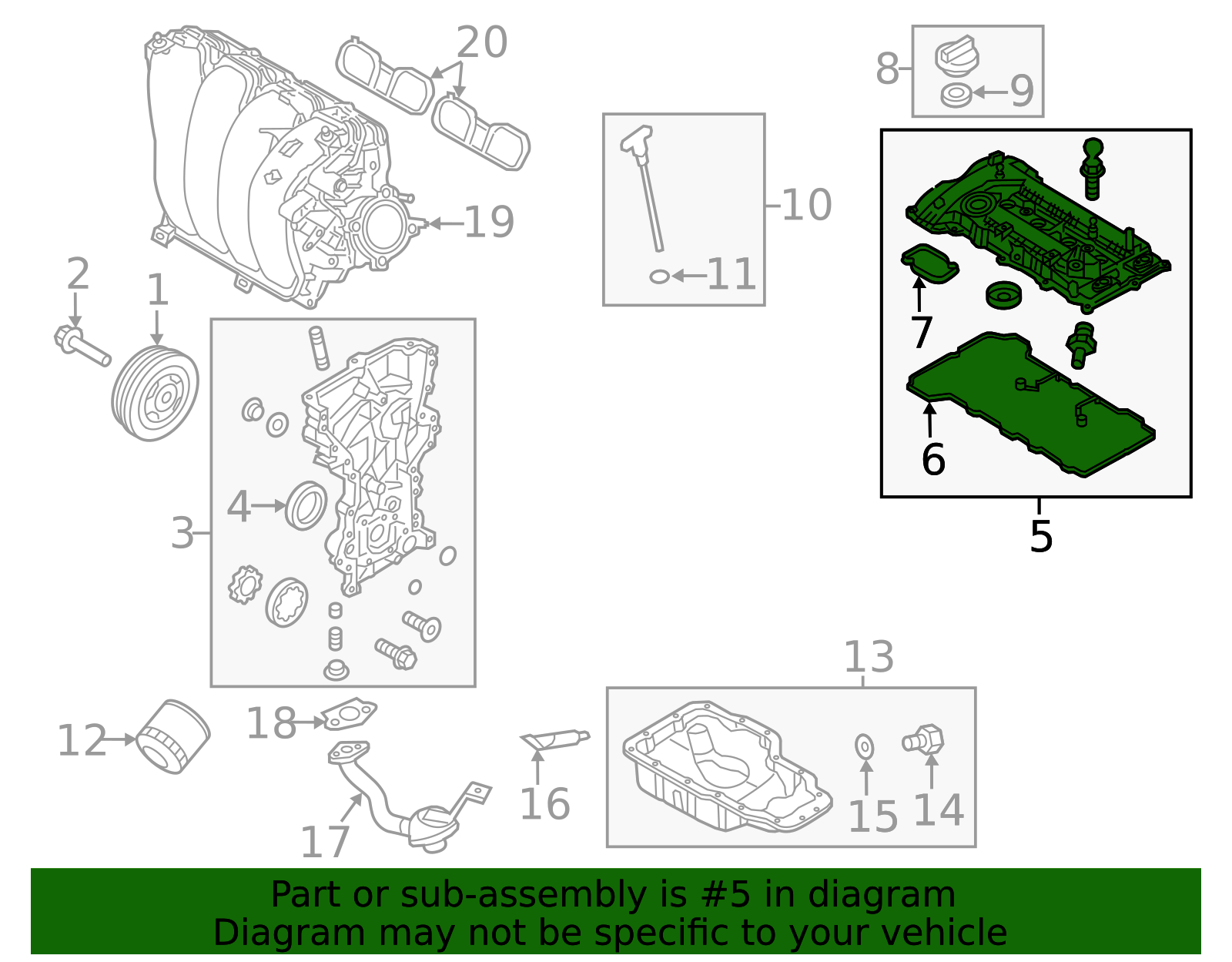 22410-2E700 - Valve Cover 2017-2025 Kia | Kia.Parts Store