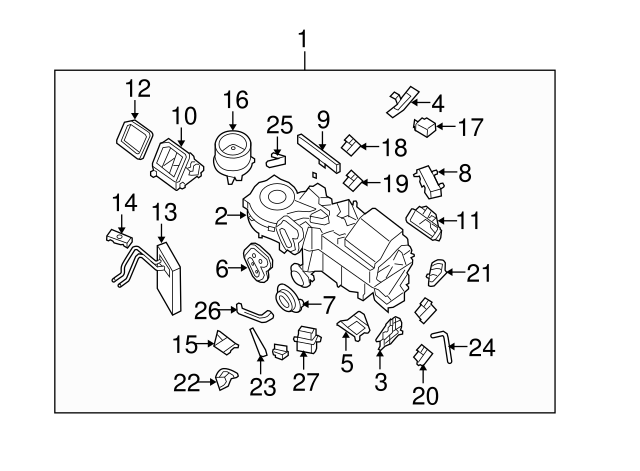 27743-ZH00A - Actuator 2006-2010 Infiniti QX56 | AutoNation Parts