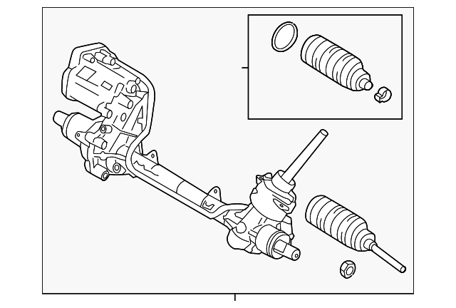 2019-2023 Ford Steering Gear M2GZ-3504-G | Blue Springs Ford Parts